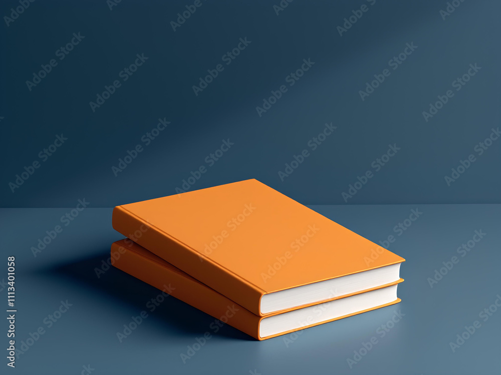 Hardcover Book Standing,white book mockup set - cover,A4 open page ...