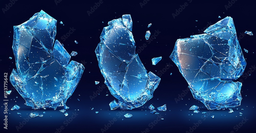 Contemporary realistic rectangular clear acrylic or plexiglass frames ...