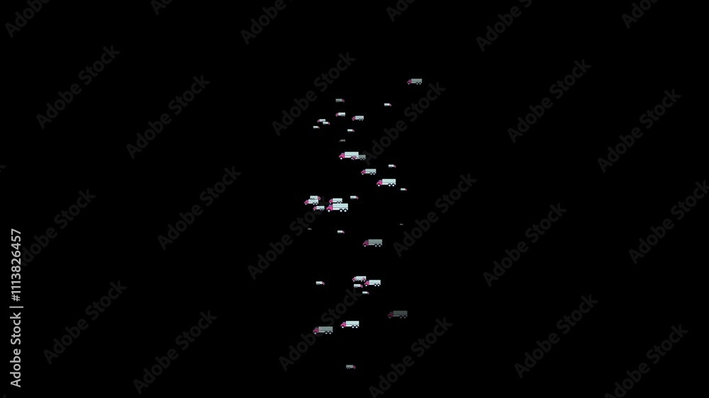 animated truck emoji, cartoon truck, moving truck, digital truck icon ...