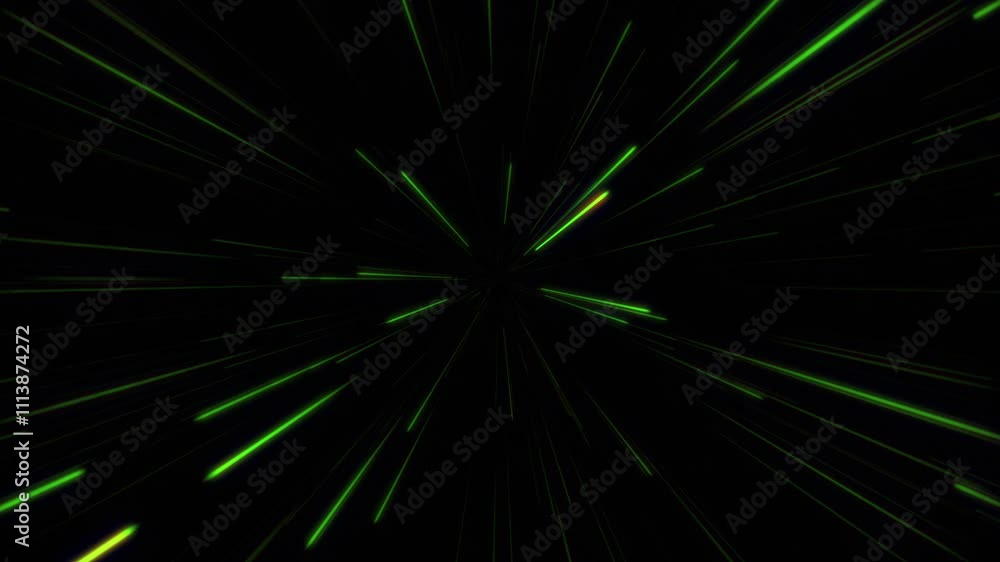 Light speed beam effect motion graphic in 4k HD resolution abstract ...