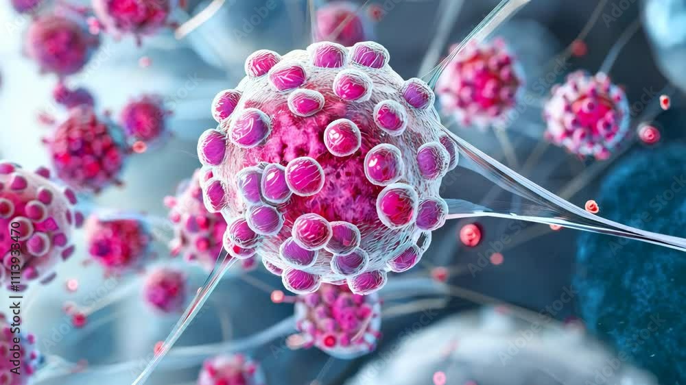 Exploring microscopic world detailed illustration of virus structures ...