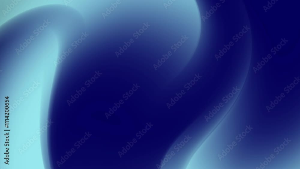 Abstract blue curves blend light and dark shades, perfect for ...