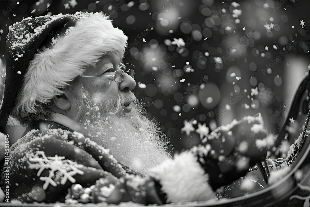 Black-and-white Christmas coloring page and its vibrant colored version ...