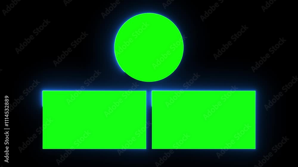 neon end screen. transparent end screen Subscribe button and outro for ...