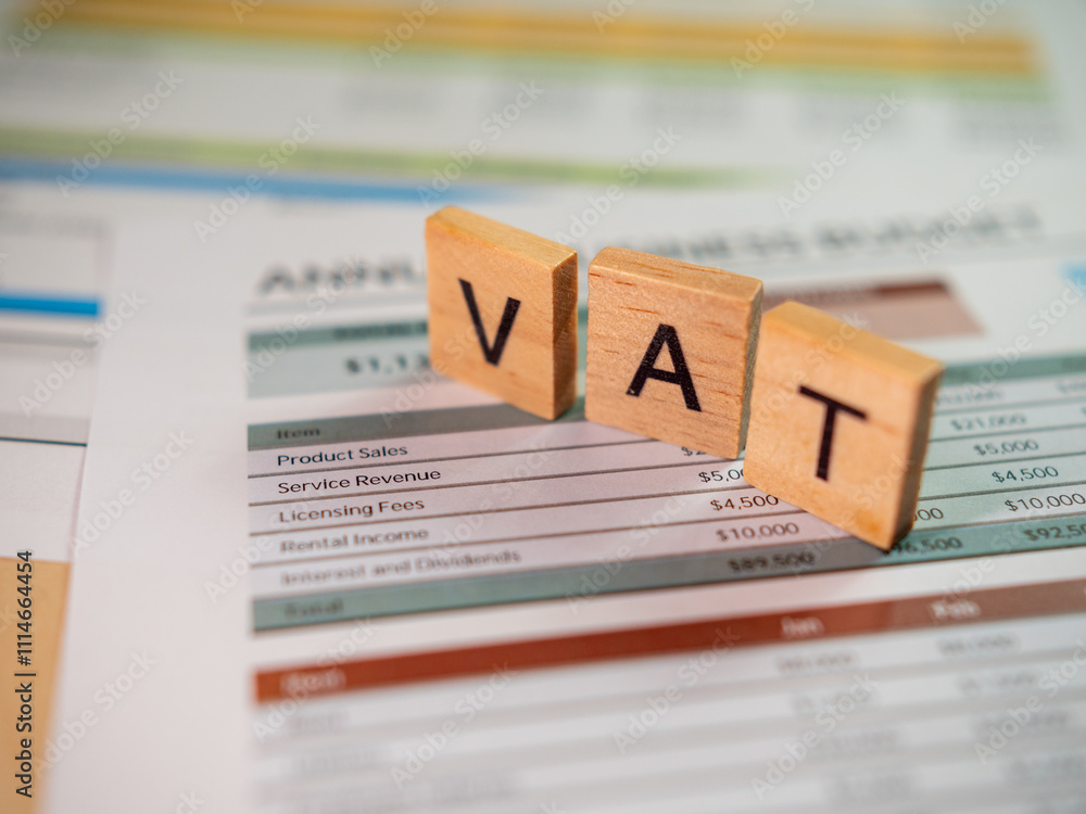 Corporate financial office vat analysis strategies for tax compliance and reporting Stock Photo ...