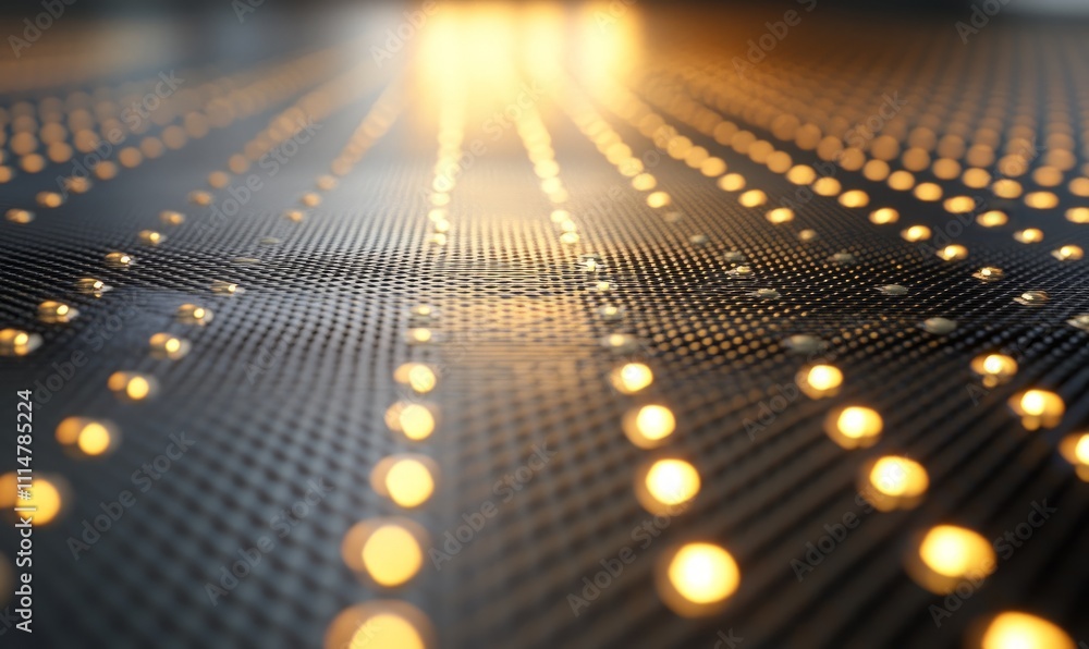 Detailed texture of an LED light panel showcasing the tiny chips and ...