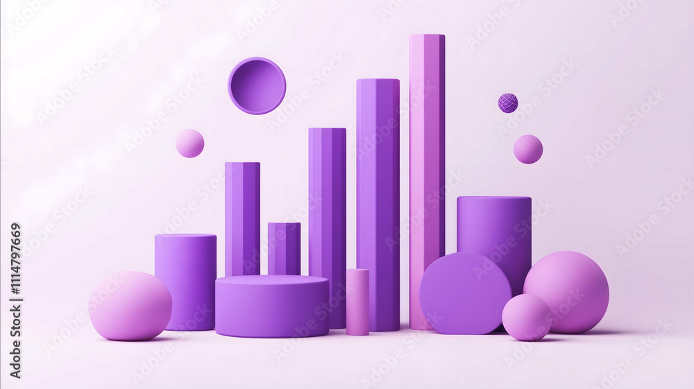 imagine une illustration de rapport de data visualisation graphique en ...