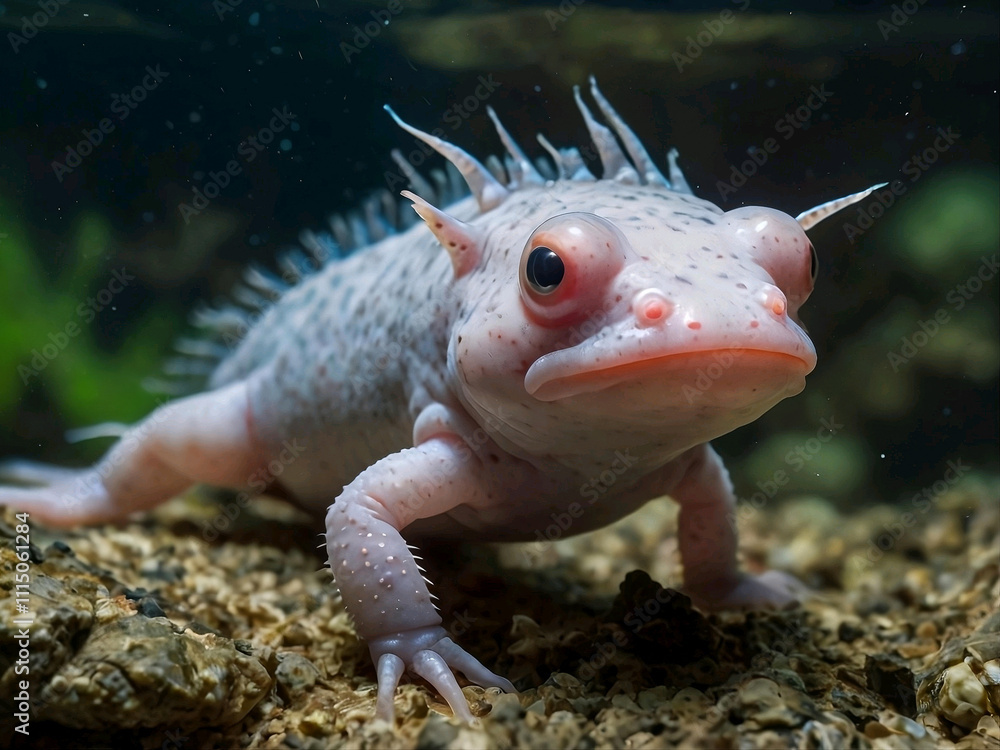 Axolotl: Known as the "Mexican walking fish," this critically ...