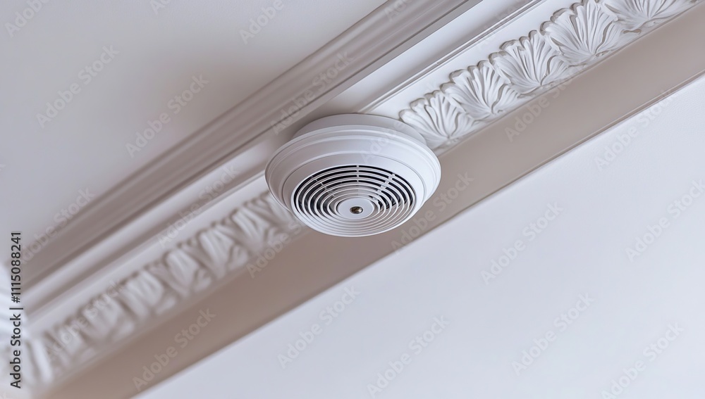 Installing a Smoke Detector on a Ceiling with Decorative Molding: A ...