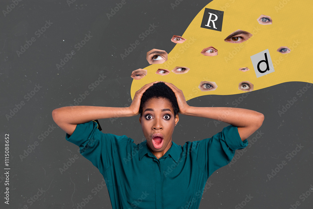 Trend artwork collage template composite sketch of imagination dream ...