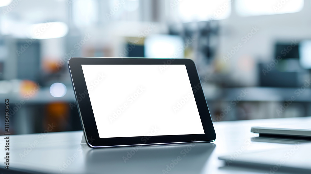 Tablet mockup of inventory management software to boost office ...