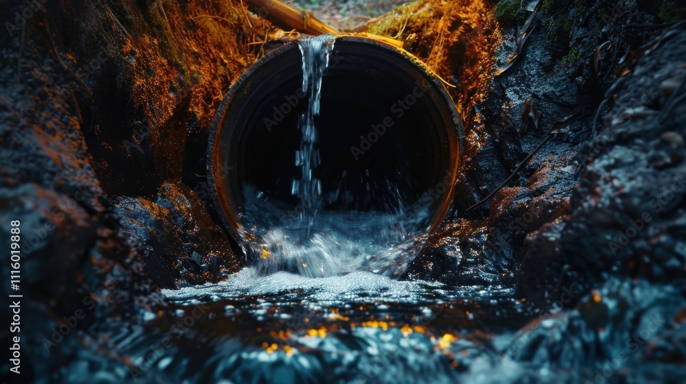 Drain Pipe: A pipe used in plumbing or sewage systems to carry waste or ...