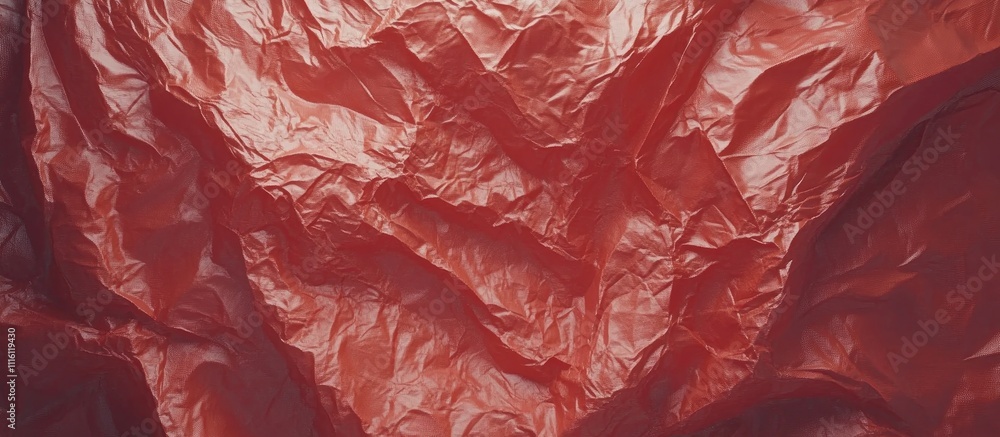 Crumpled red paper texture background for creative design and art ...