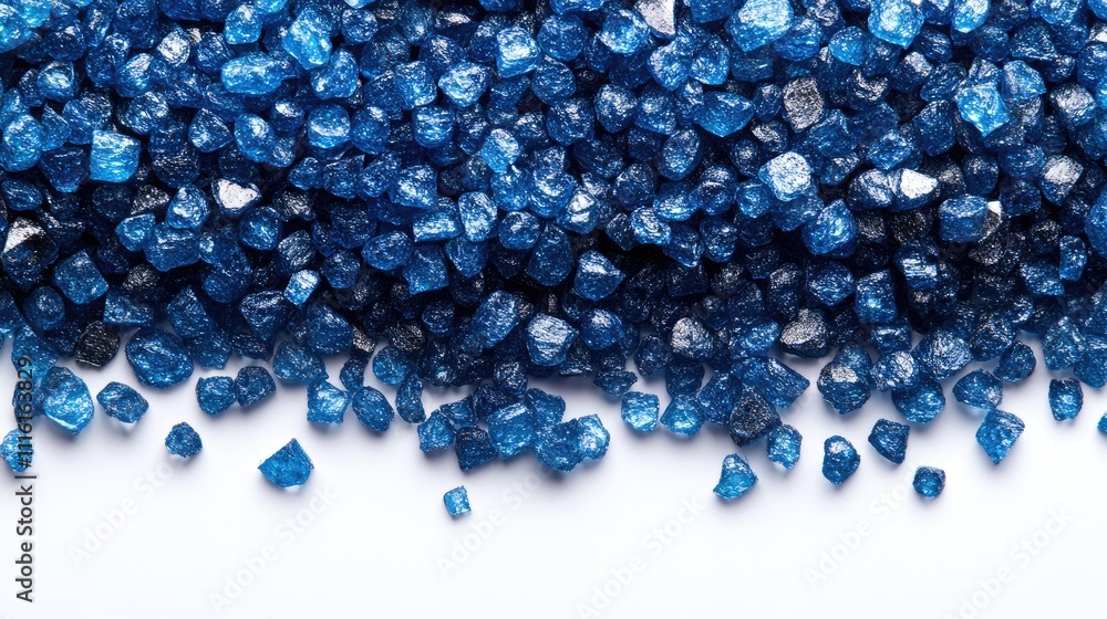Blue masterbatch granules cold cut pellet shape plastic resin pigment ...
