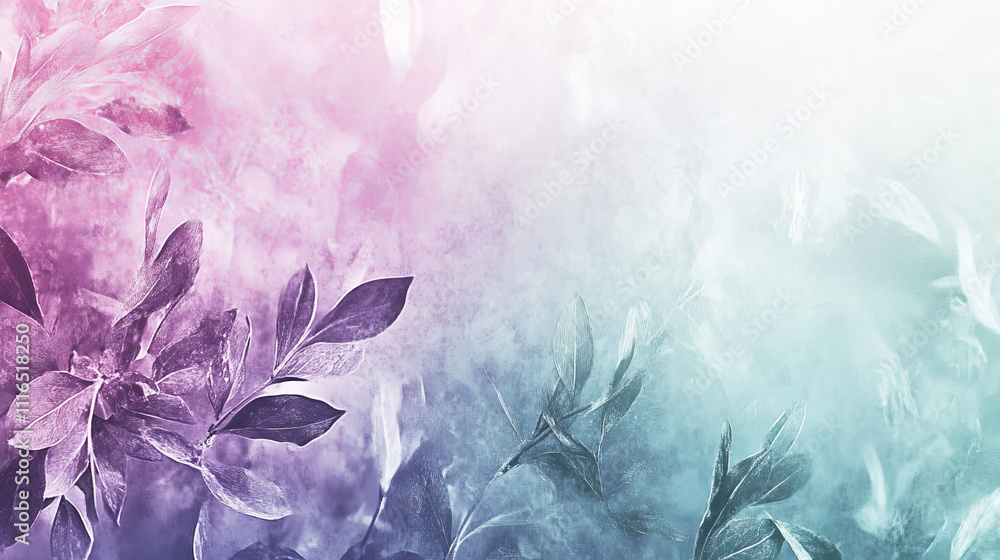 A calming, pastel-toned background soft gradients of lavender, blush ...