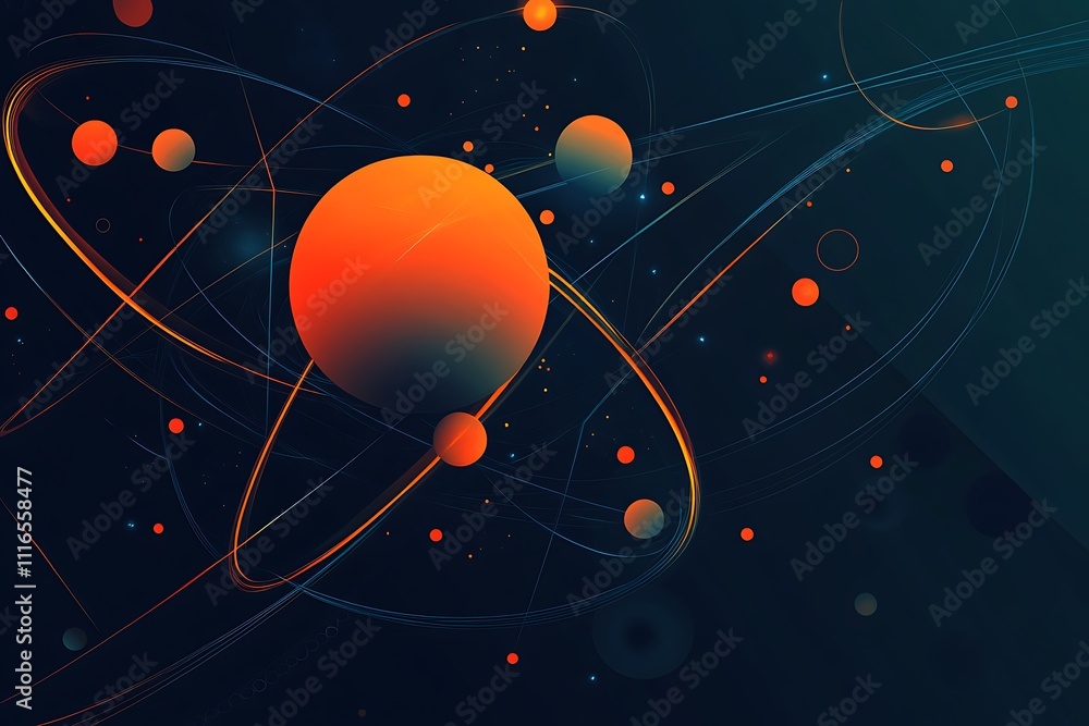 Atomic models and electron orbitals, visualizing structures and quantum ...