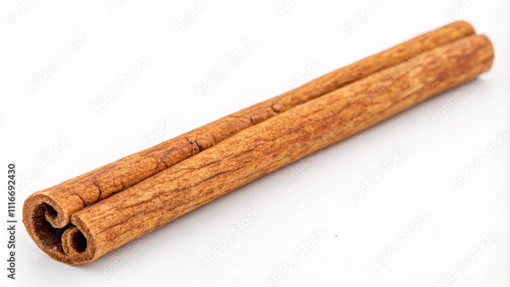 Poster Single cinnamon stick on white background – Wall Art | UkPosters