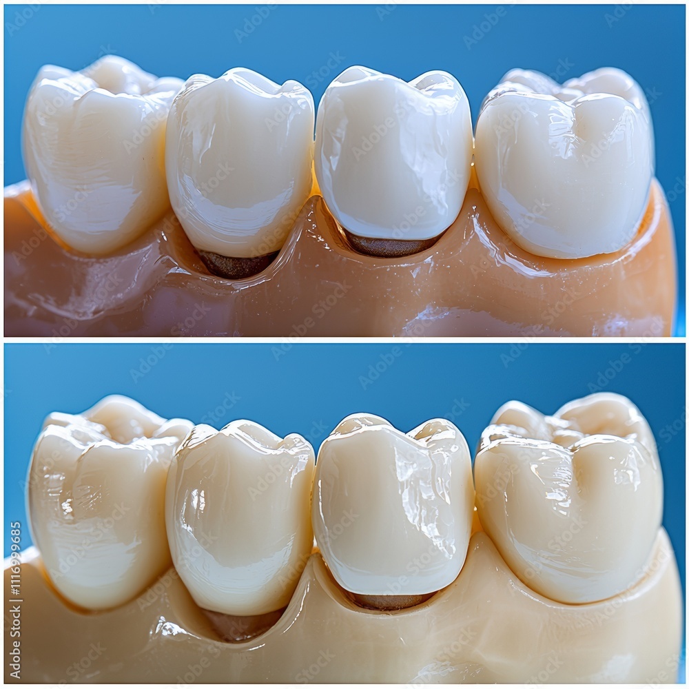 Here are before and after images of the closure of a huge gap between ...