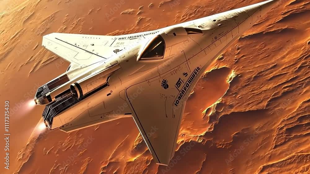 Energy-efficient aircraft for Mars exploration using ion thrusters ...