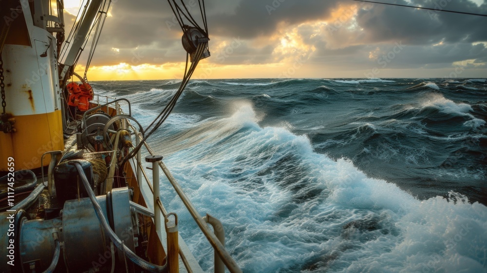 In times of rough seas and stormy weather the bosun remains calm and ...