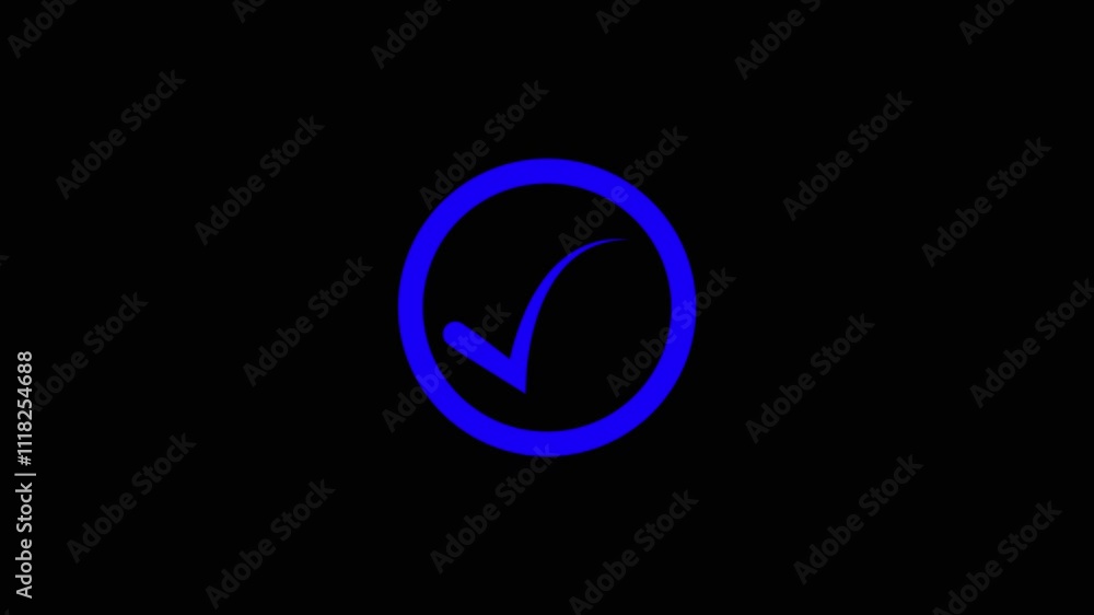checkmark inside a circle animated. Creating an Animated Neon Checkmark ...