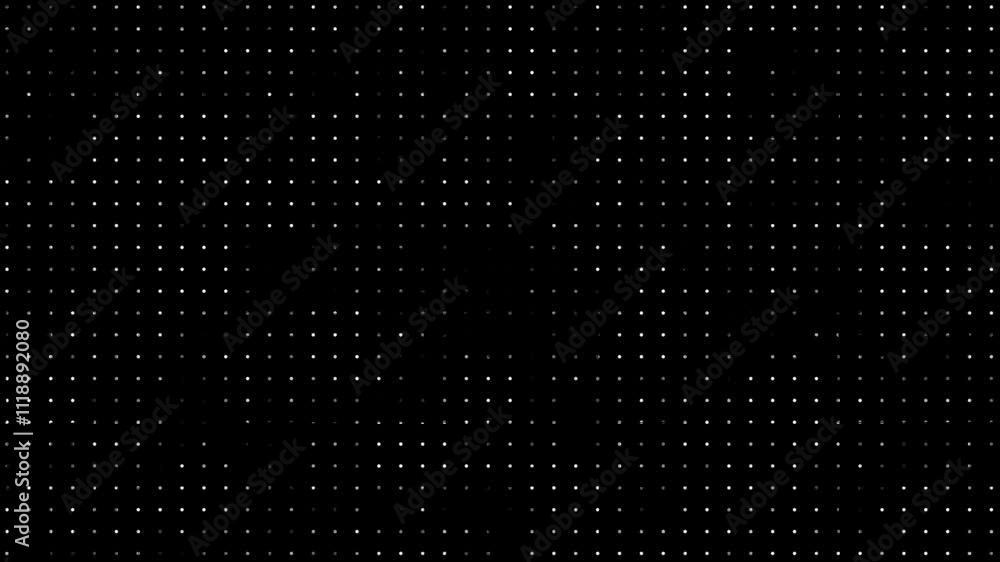 animated digital hi tech modern dots and grid abstract motion background, overlay for halftone ...