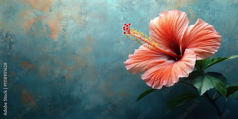 Hibiscus Flower Vector Banner for Asian American Pacific Islander ...