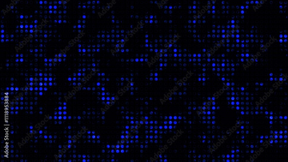 Dynamic Moving Dots Background Loop Animation for Modern Technology and ...