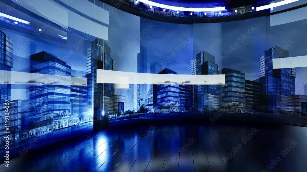 Studio background with electronic commercial animated background،3D ...