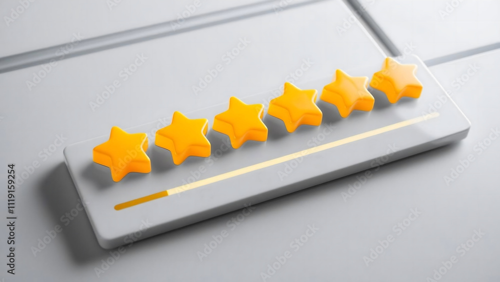 Five-star rating scale, two stars lit. Customer satisfaction feedback ...