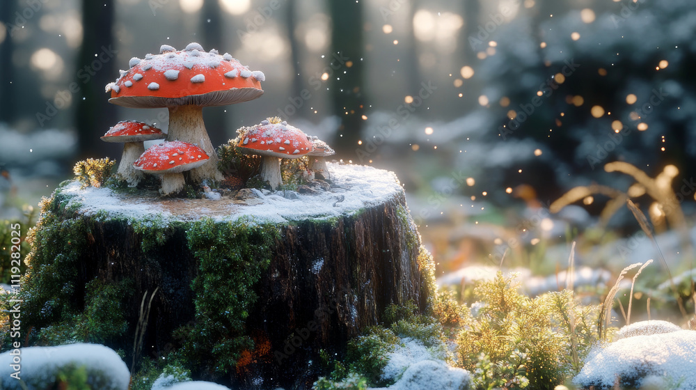 Forest stumps set isolated on background. Vector cartoon illustration ...