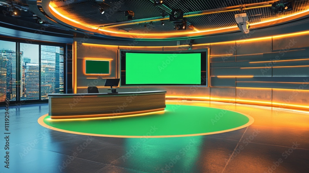 Explore the Modern TV Studio: State-of-the-Art Broadcasting Technology ...