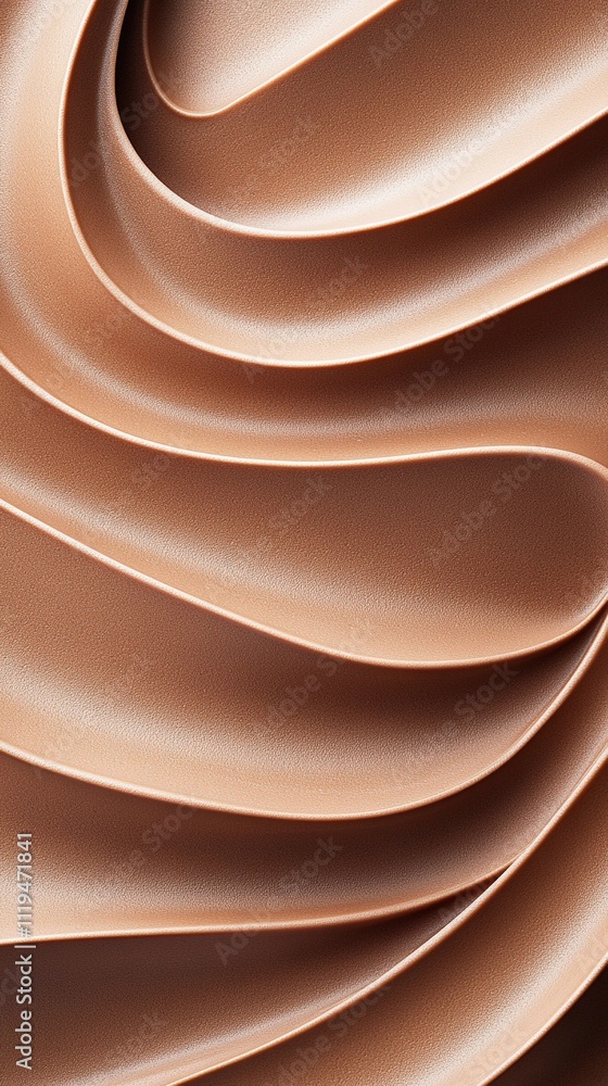 Mocha Mousse wavy background. Color of the year 2025. Abstract pattern ...