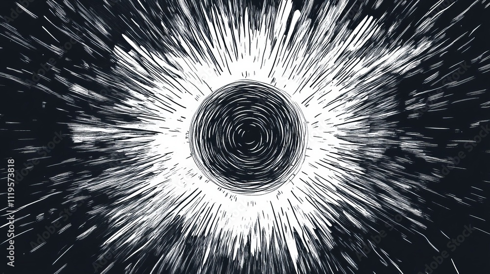 minimalist firework designs, hand-drawn solar patterns, dynamic ...