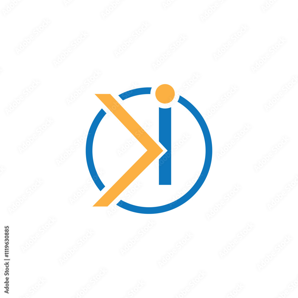 ki logo design vector, ki symbol, ki icon design, ki letter logo, ki ...