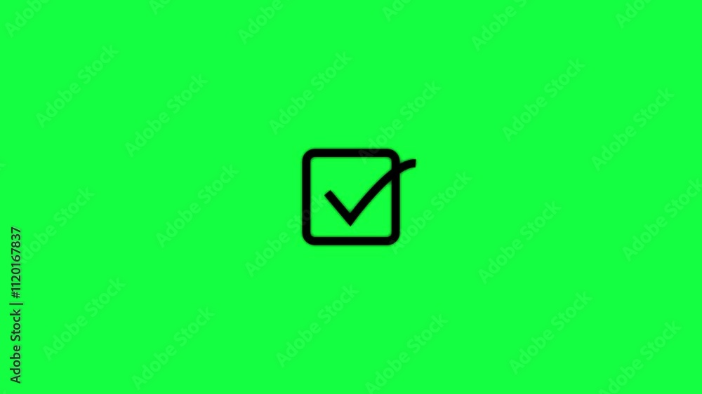 Simple Check mark icon, positive tick symbol of approved, success ...
