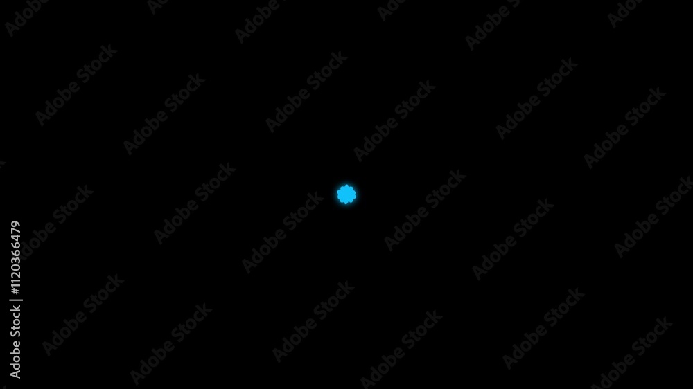 Circle Burst Motion Graphics in After Effects Blue pop up, line, shiny ...