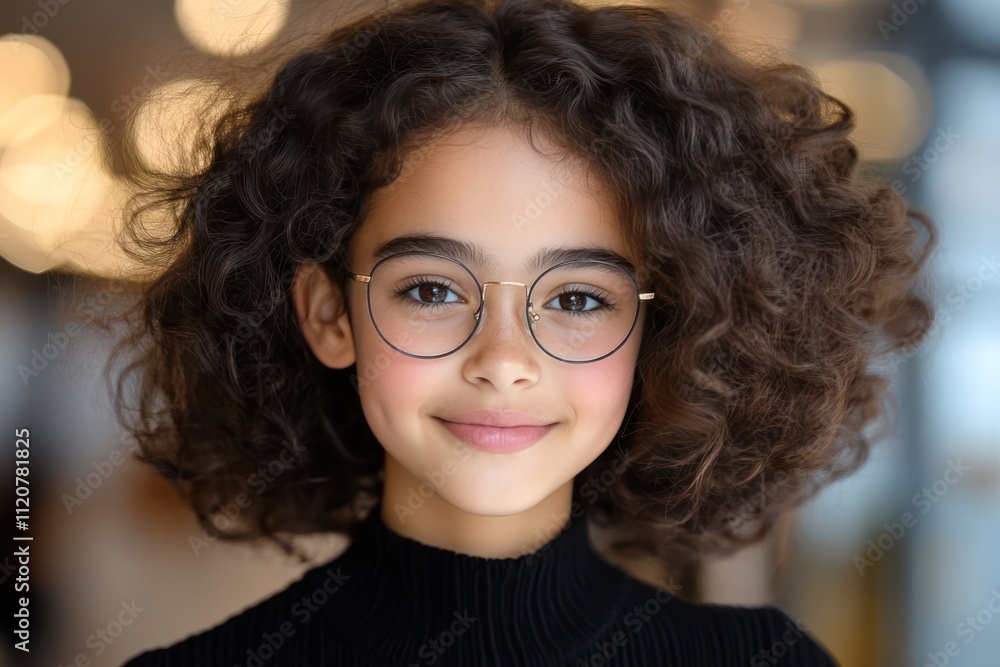 Smiling Reader with Glasses - A portrait of a person wearing glasses ...
