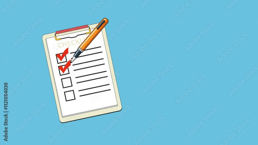 Streamlined Business Reporting, 4K Animation of Checklist Boards and ... Streamlined Business Reporting, 4K Animation of Checklist Boards and ...
