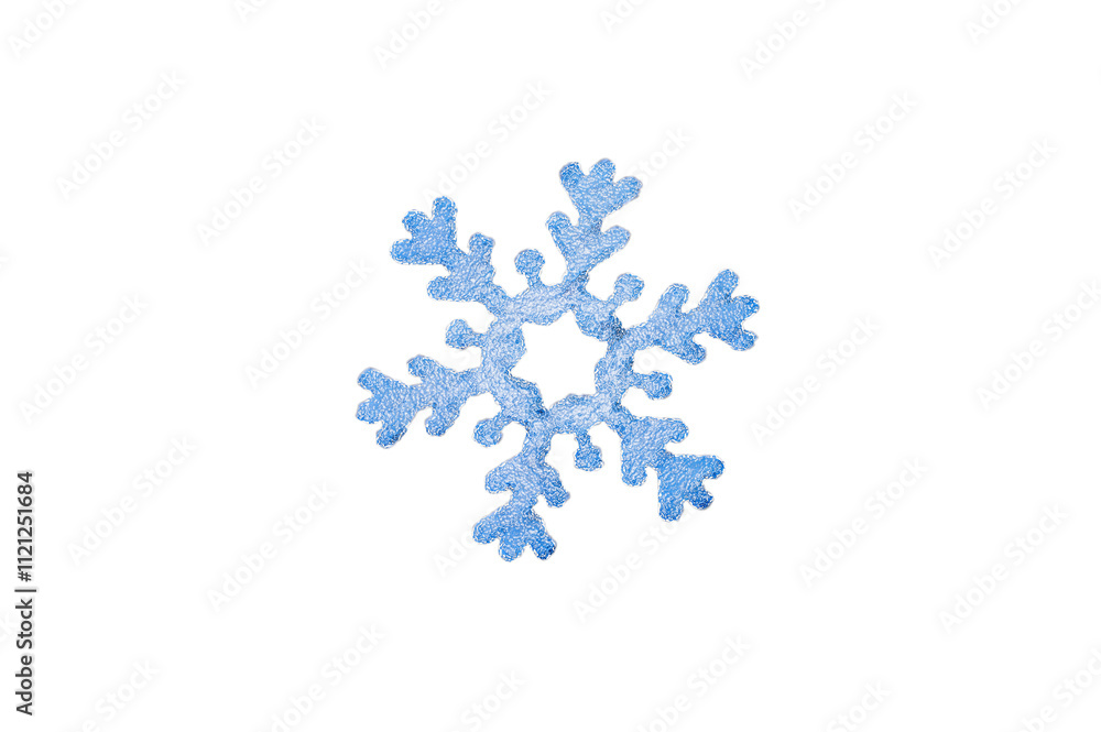 World Snow Day. Flake Appreciation Day. Illustration of a snowflake ...