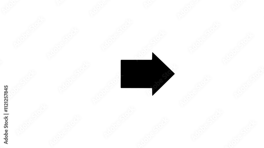 Arrow loop animation. Swipe right arrow animation. Moving arrows to the ...