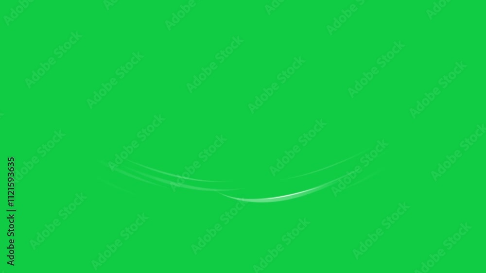 Cartoon 2d animation of wind flowing on the ground, vortex of air flow ...