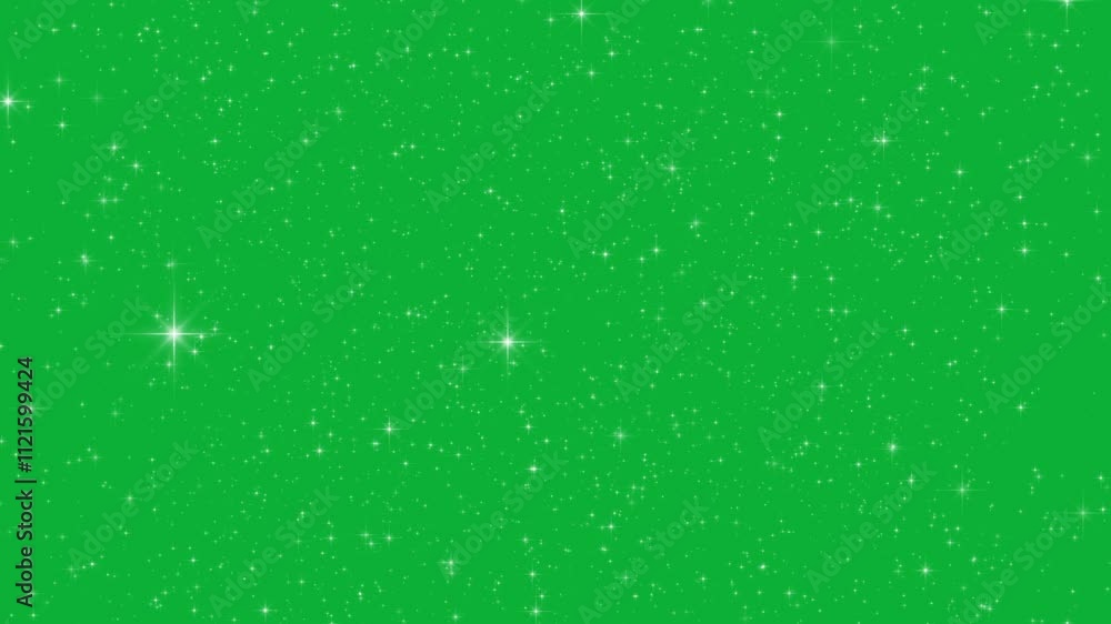 Glitter sparkle animated green screen, 3D Animation, Ultra High ...