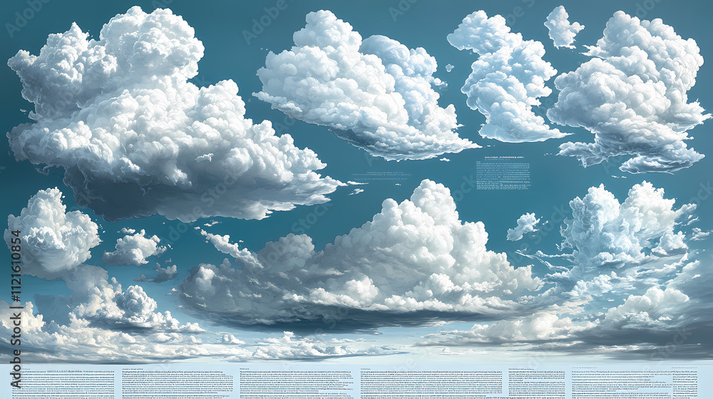 Comparative chart of the different types of clouds including cirrus ...