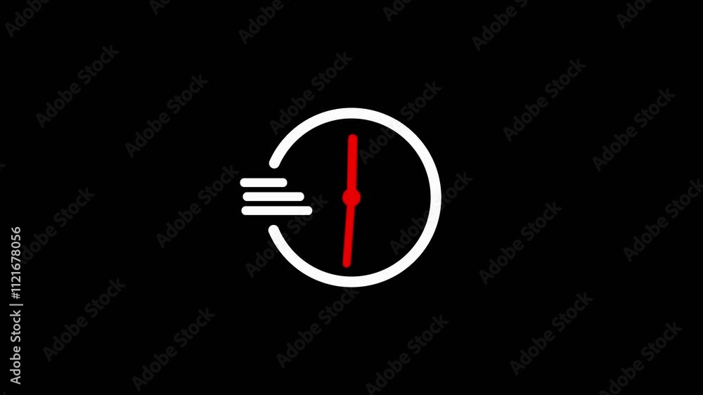 Clock blue glowing neon ui ux icon. Backup blue glowing neon ui ux icon ...