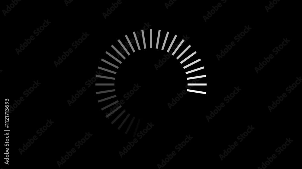 Loading process bar round element collection. Load sign symbol progress ...