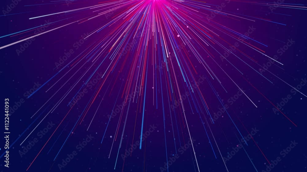 Tech luxury waves motion stars dust background golden lines sparkling ...