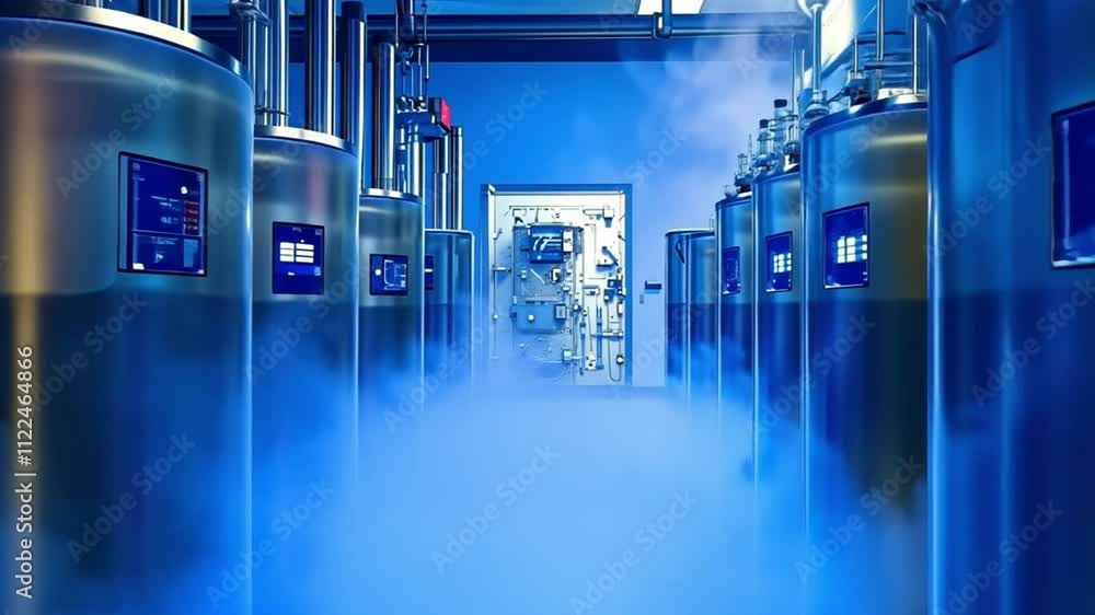 Cryogenic laboratory storing and studying materials at extremely low ...