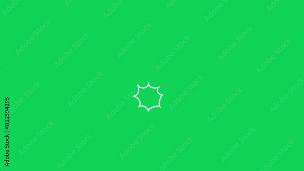 Dizziness effect for cartoon on green screen background. Dizziness ...