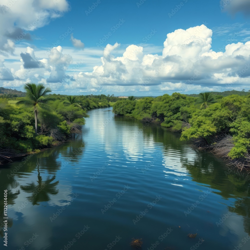 Amazing indian river in dominica near roseau and portsmouth mangrove ...